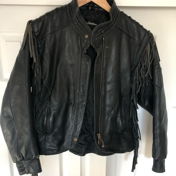 Harley-Davidson | Jackets & Coats | Harley Davidson Fringed Leather ...